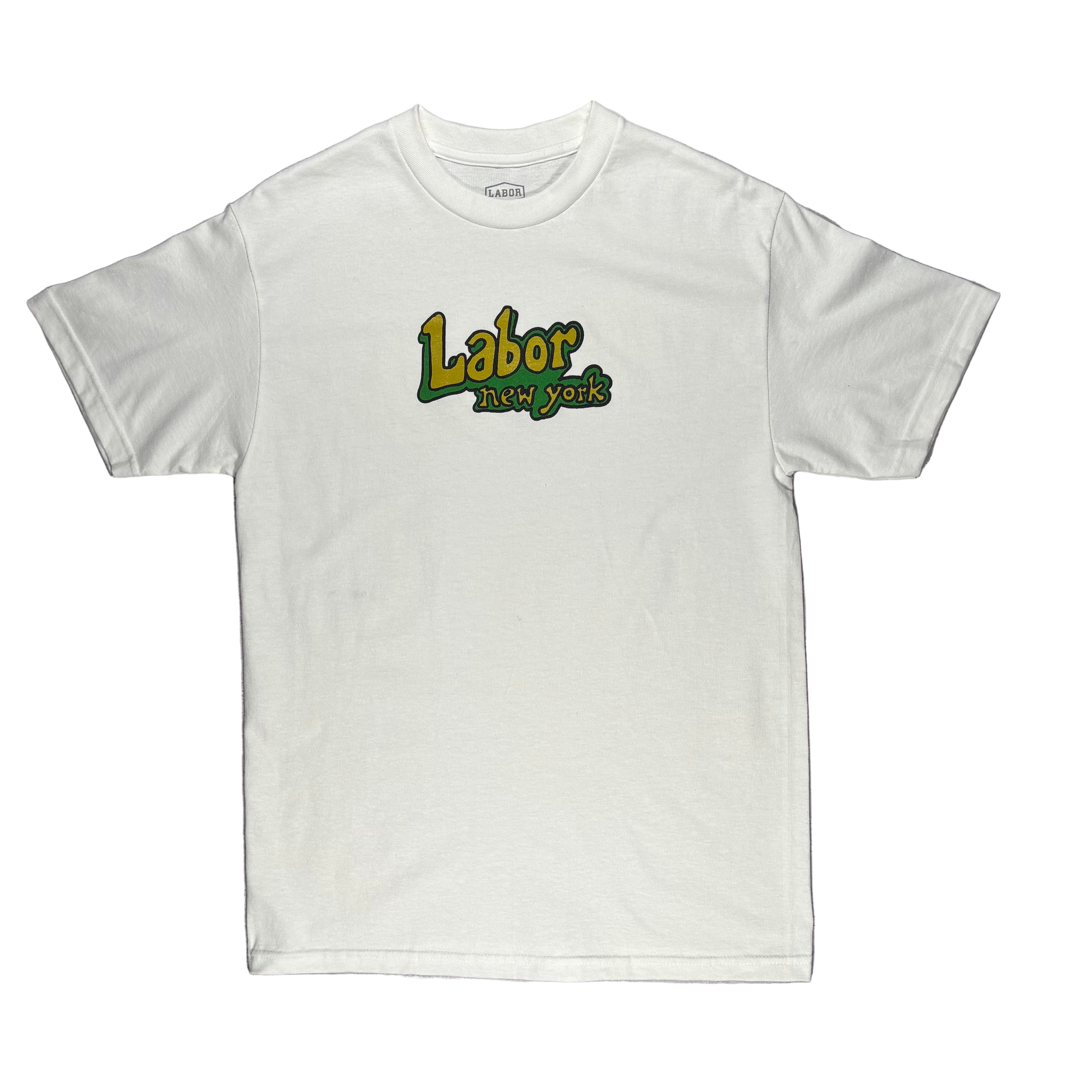 Labor Cooper Logo T-Shirt - White – Labor Skateboard Shop